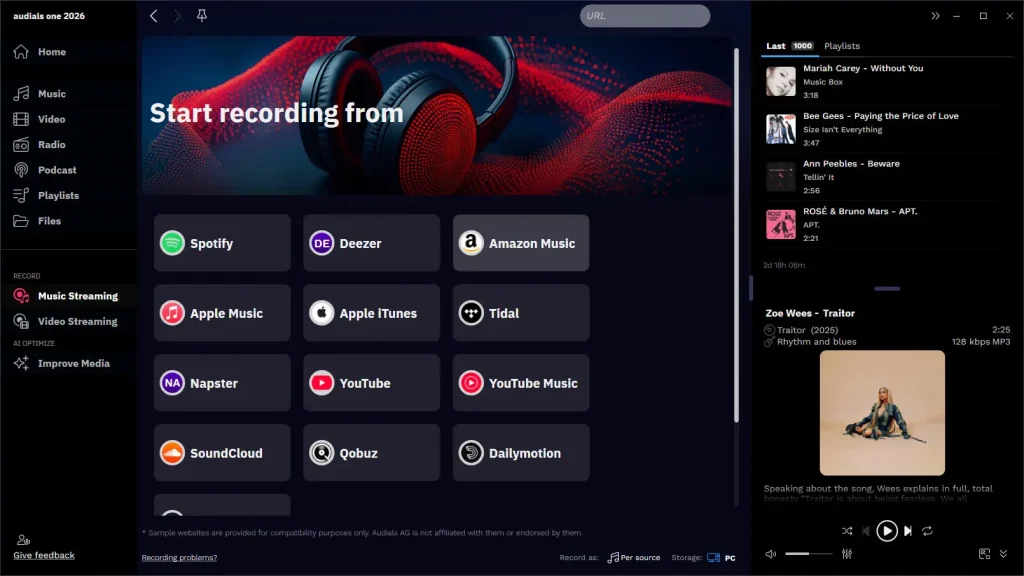 Deezer Downloader – Record Deezer as MP3 or FLAC - Audials - How To